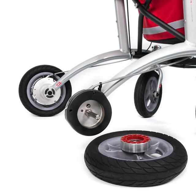 Rollator Walker 9er red/red/black | Trionic | USA